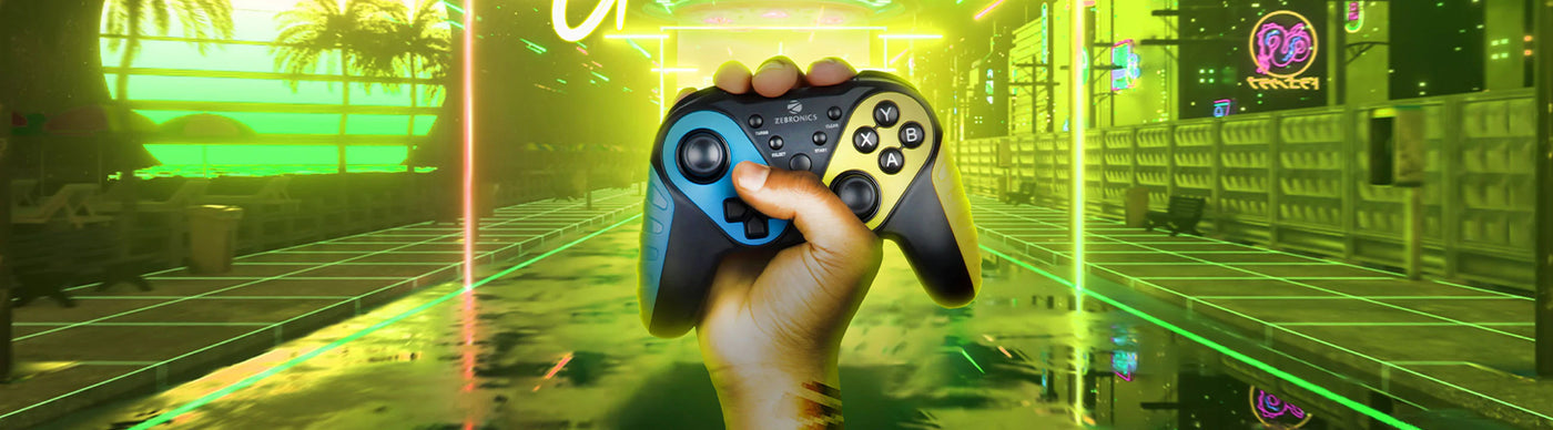 Wireless Gamepad - Bluetooth Gaming Controllers India | Zebronics