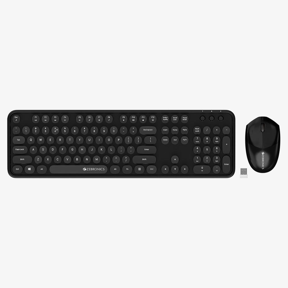 Zebronics Companion 300 - Wireless Keyboard and Mouse Combo