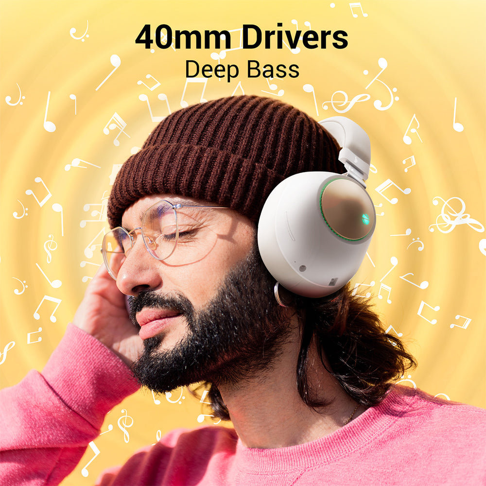 Zeb-Duke Wireless Headphone - 60hrs Playback Time