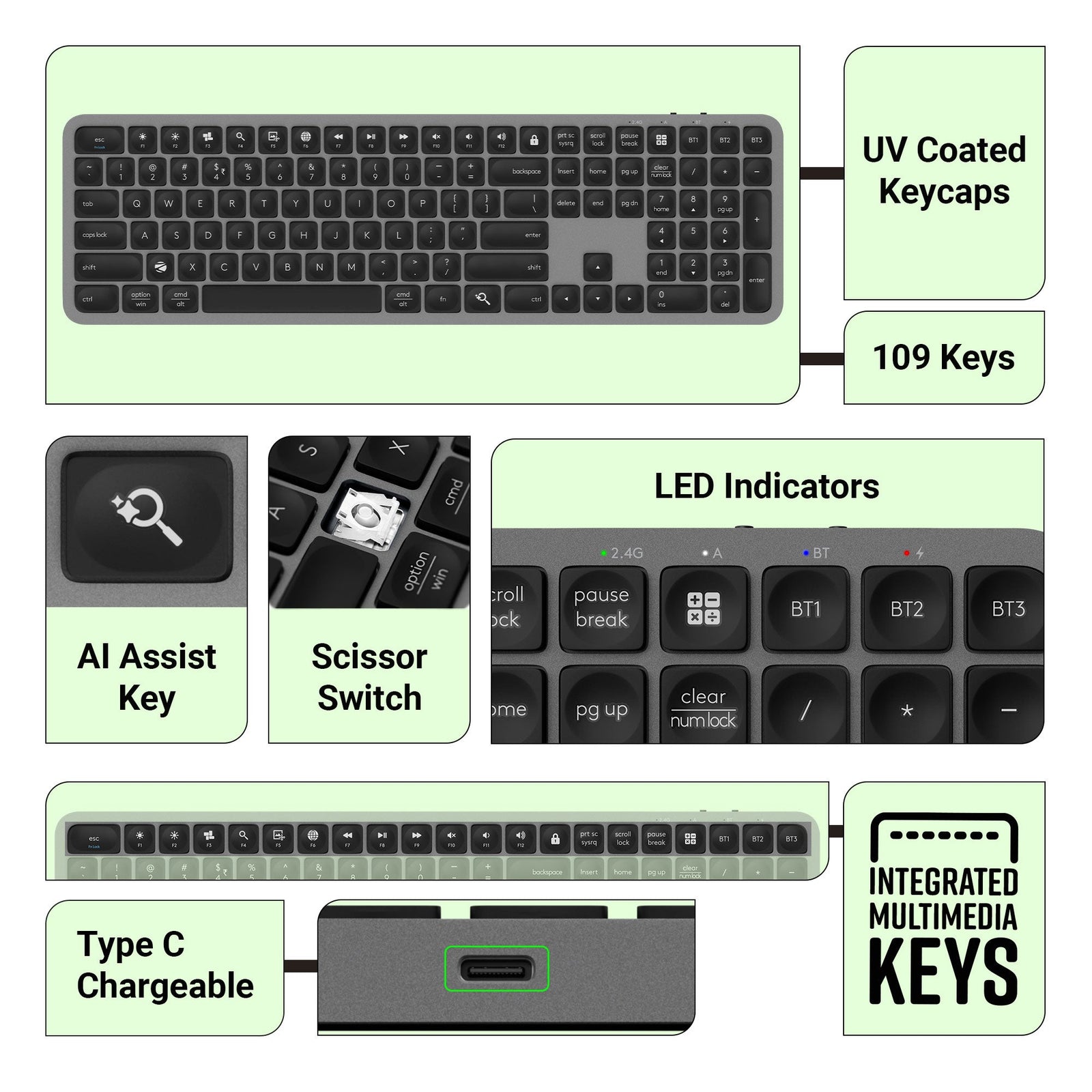 Zebronics K5002MW Wireless Keyboard