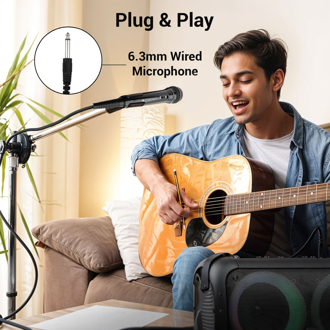 Zebronics MP100- Microphone
