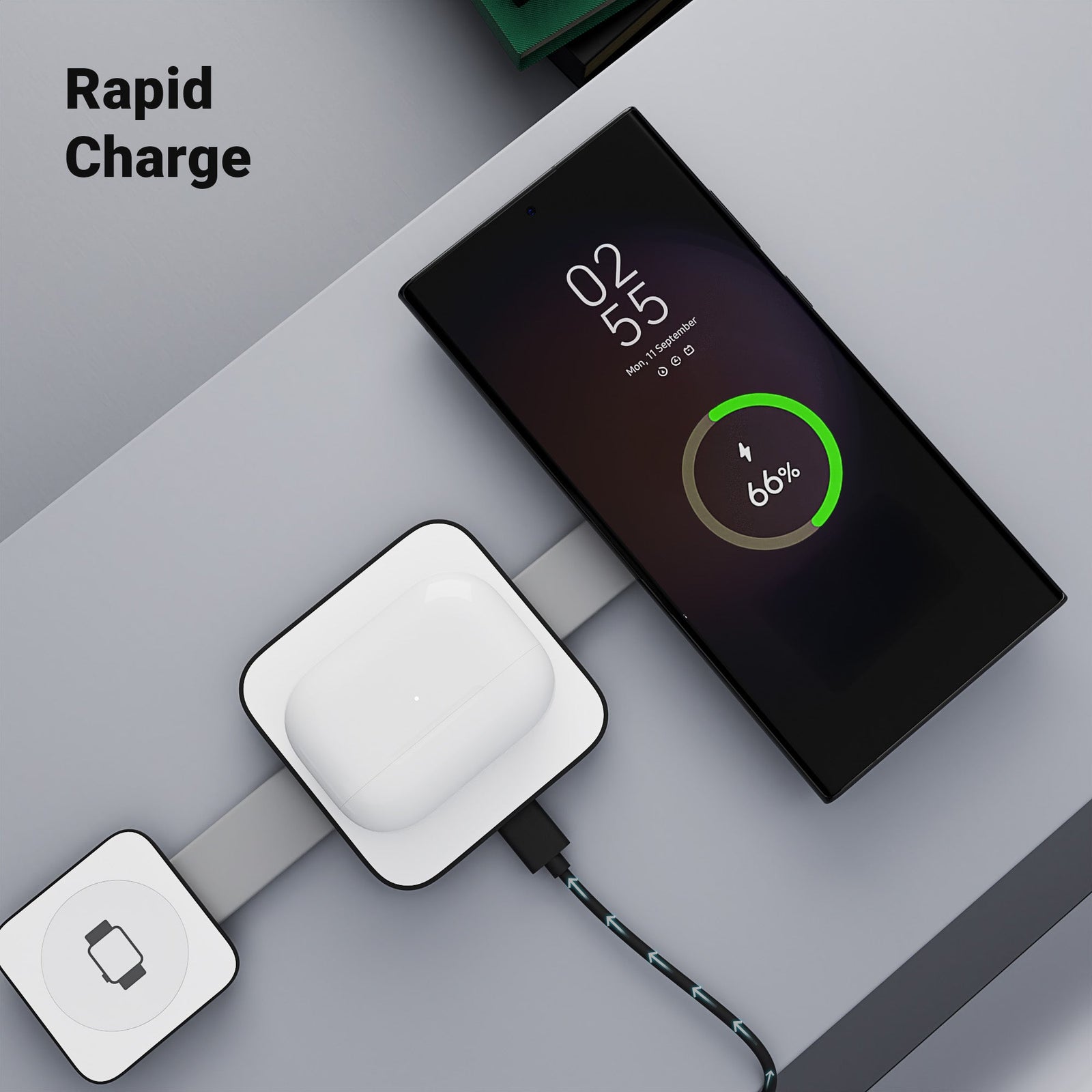 Zebronics Magboost 20 3 in 1 Wireless Charger