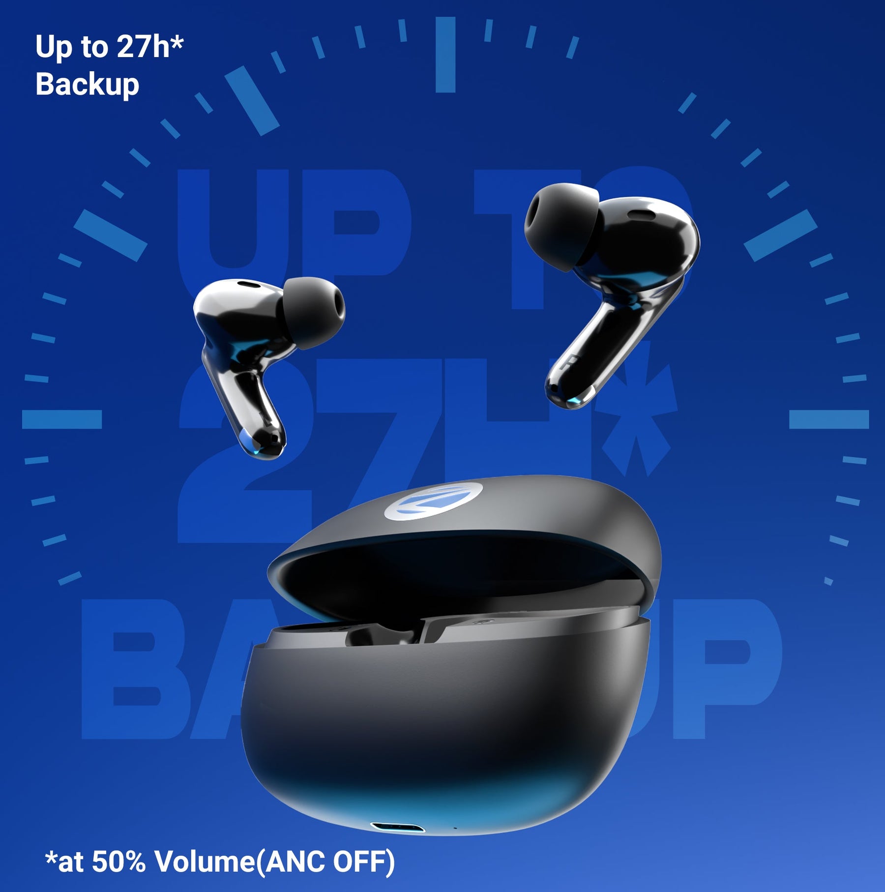 Zebronics Monk Pro Wireless Earbuds with ANC