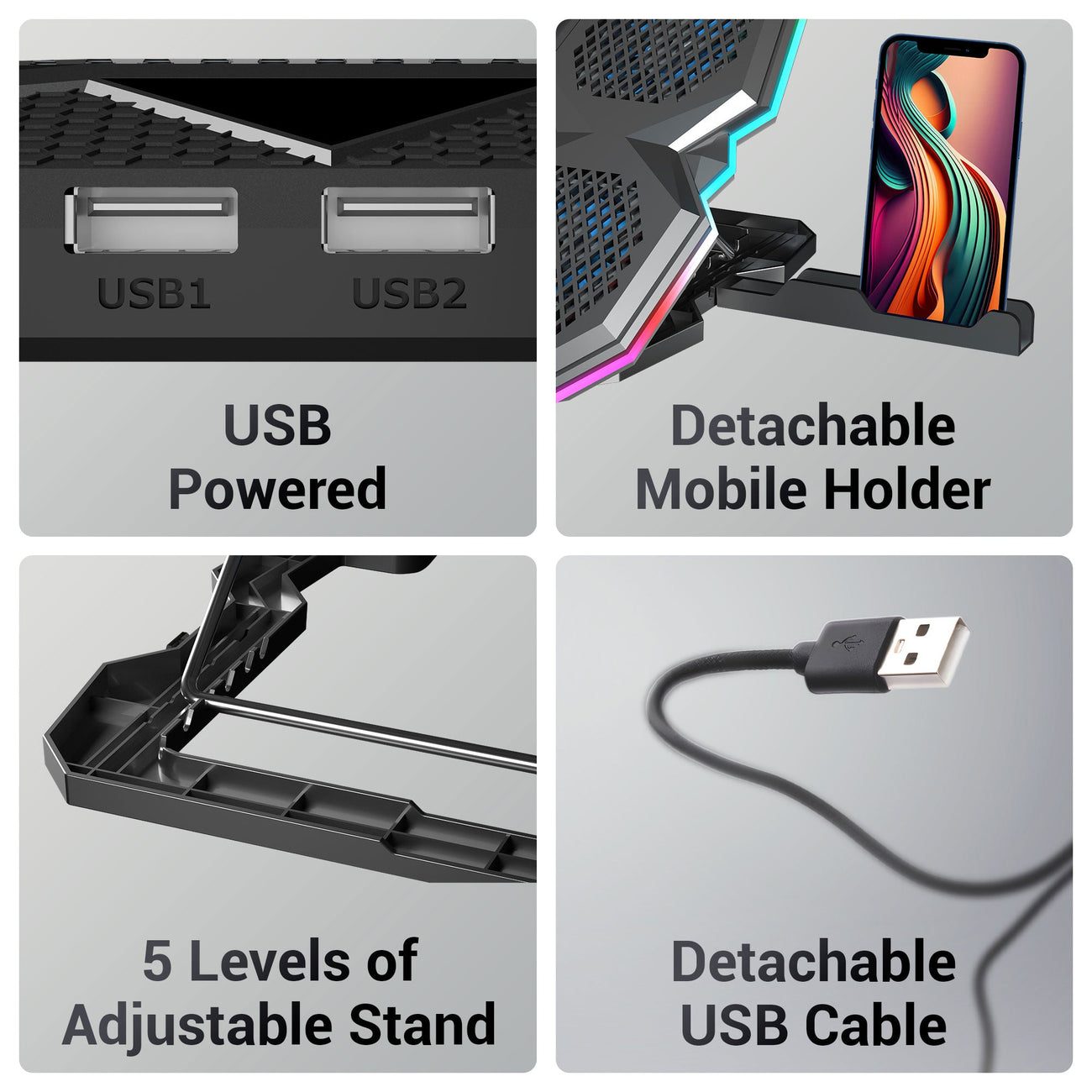 ZEB-NC8000 - Laptop Cooling Pad