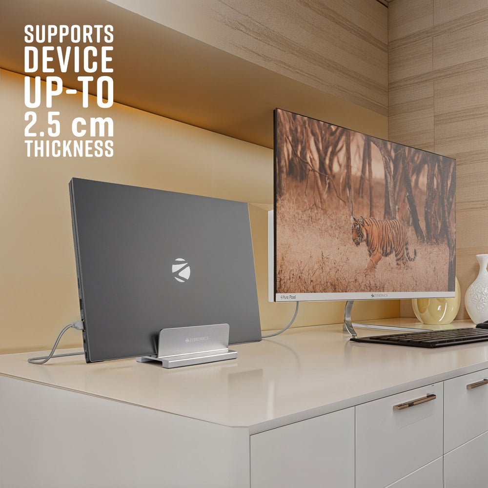 Zebronics NS2000V Vertical Laptop Stand for Space Saving Setup
