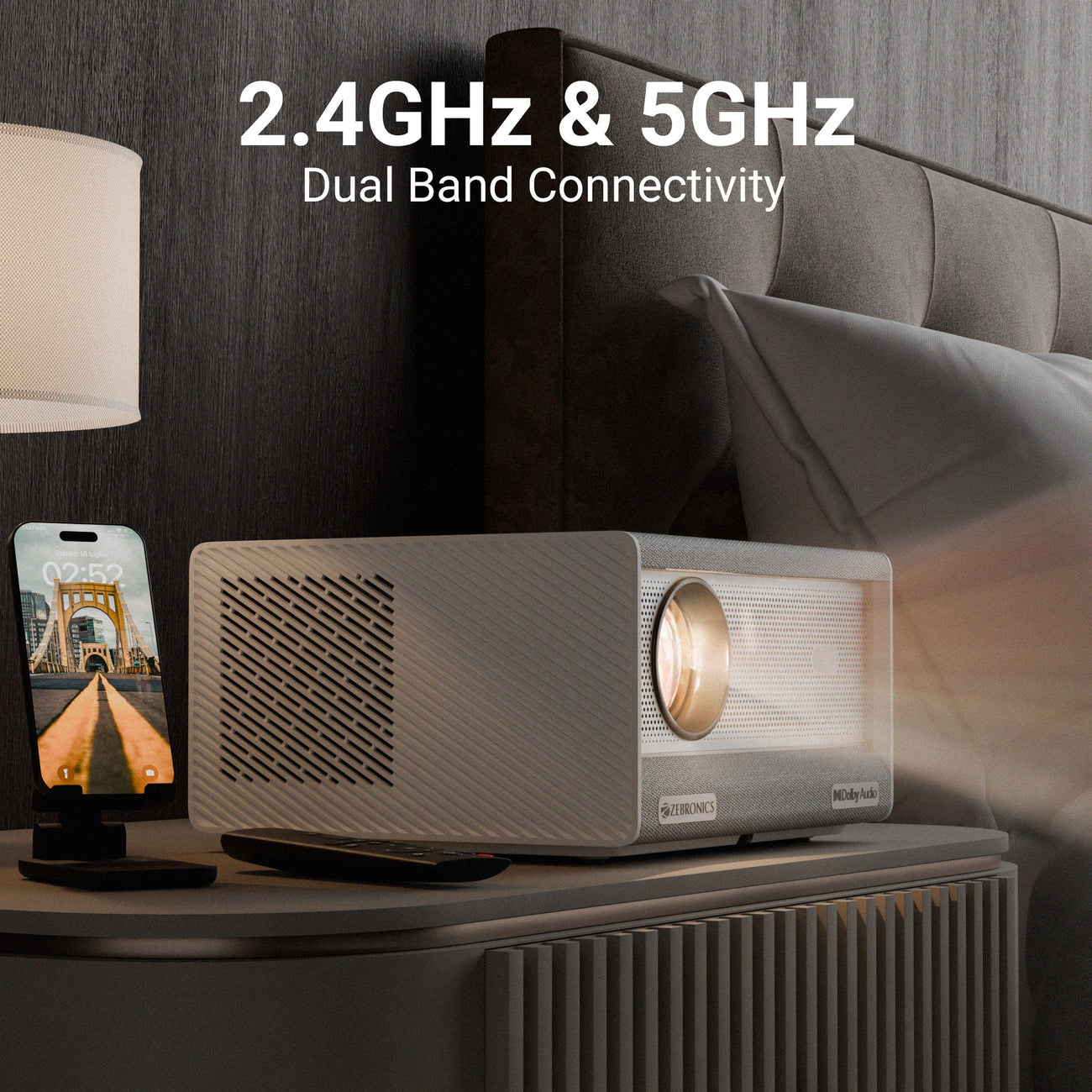 Zebronics PixaPlay 68 LED Projector