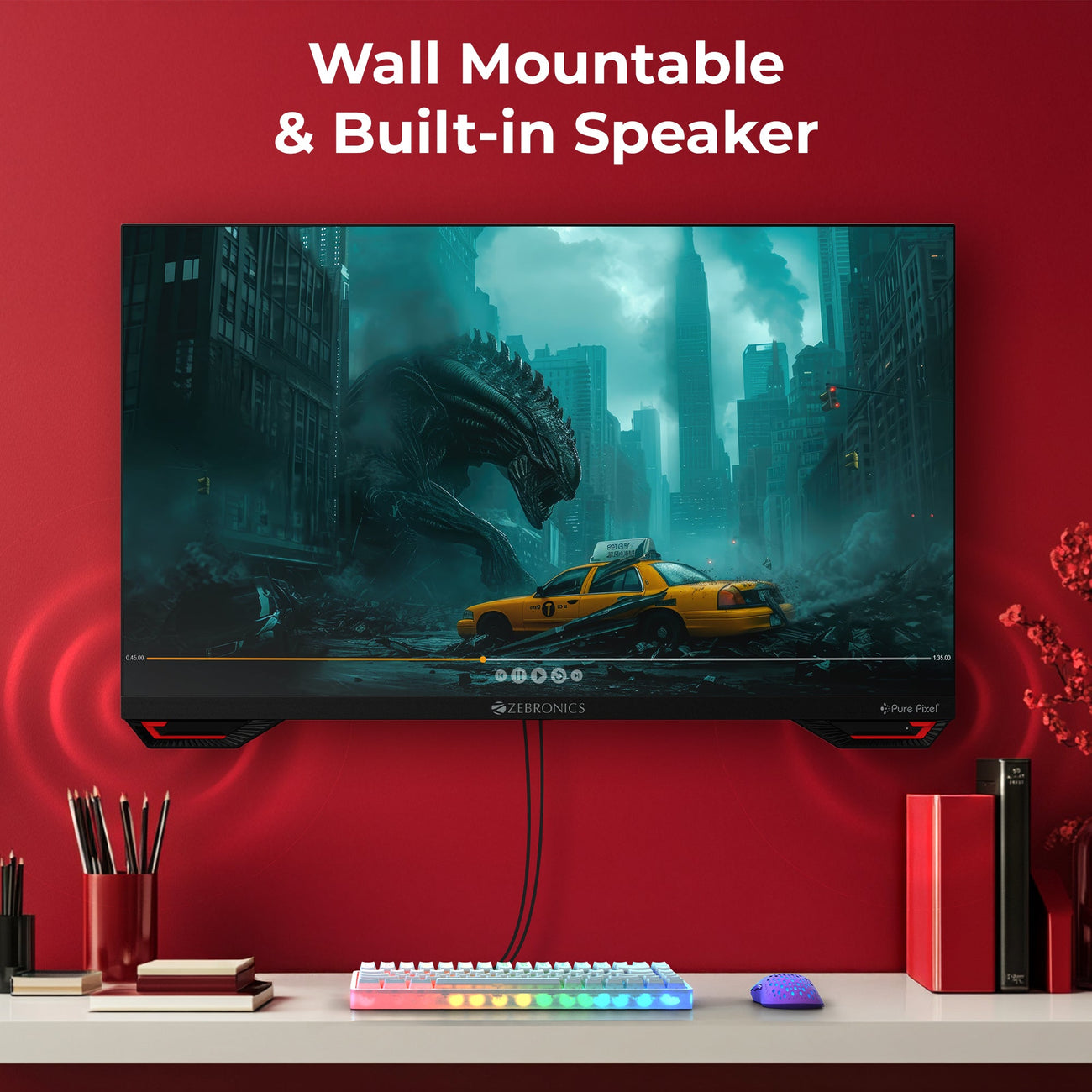 Zebronics S27A (220Hz) Premium Gaming Monitor