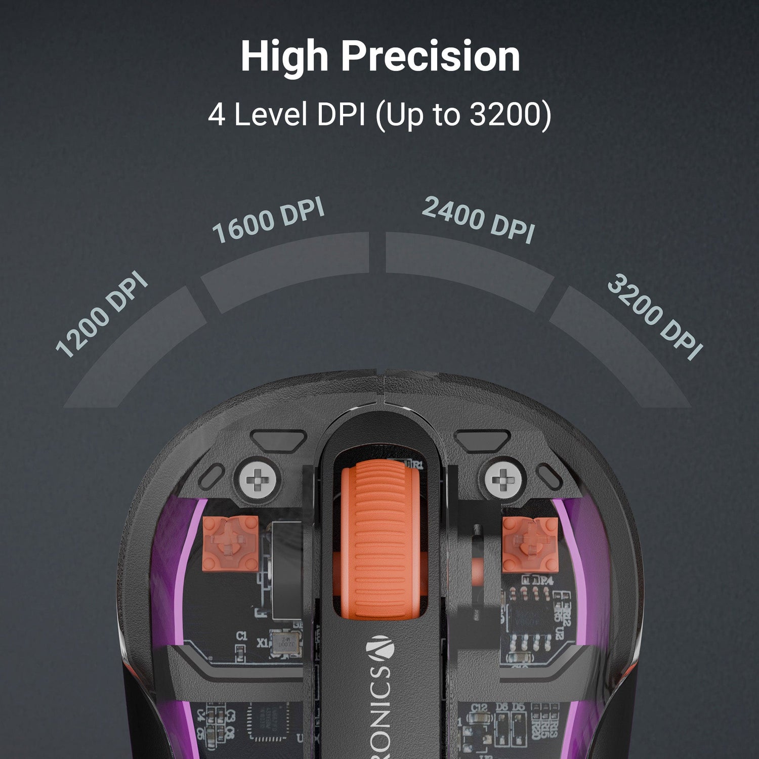 Zebronics Sheer Plus wireless mouse - Dual BT, ergonomic