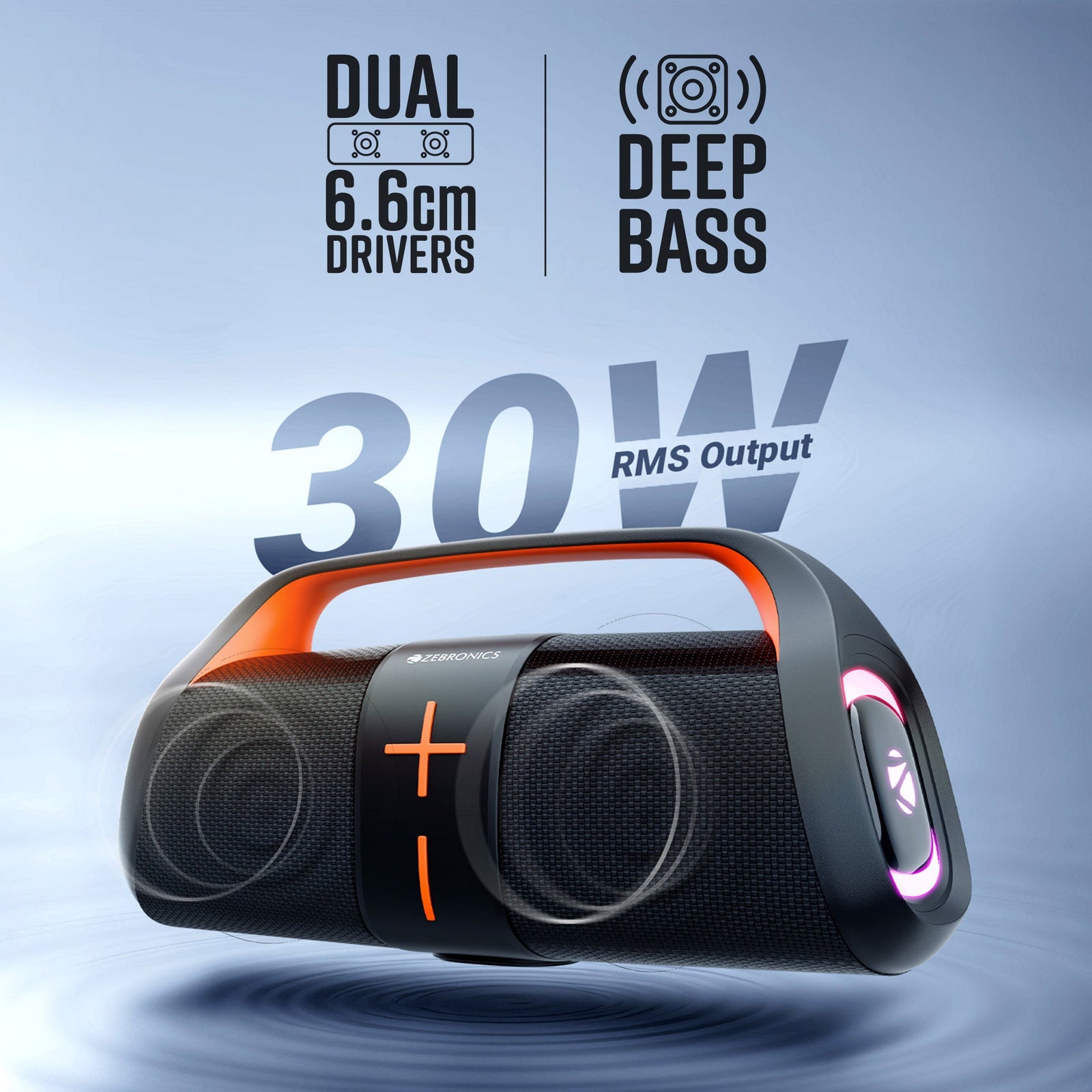 Zebronics Sound Feast 200 Portable Wireless Speaker