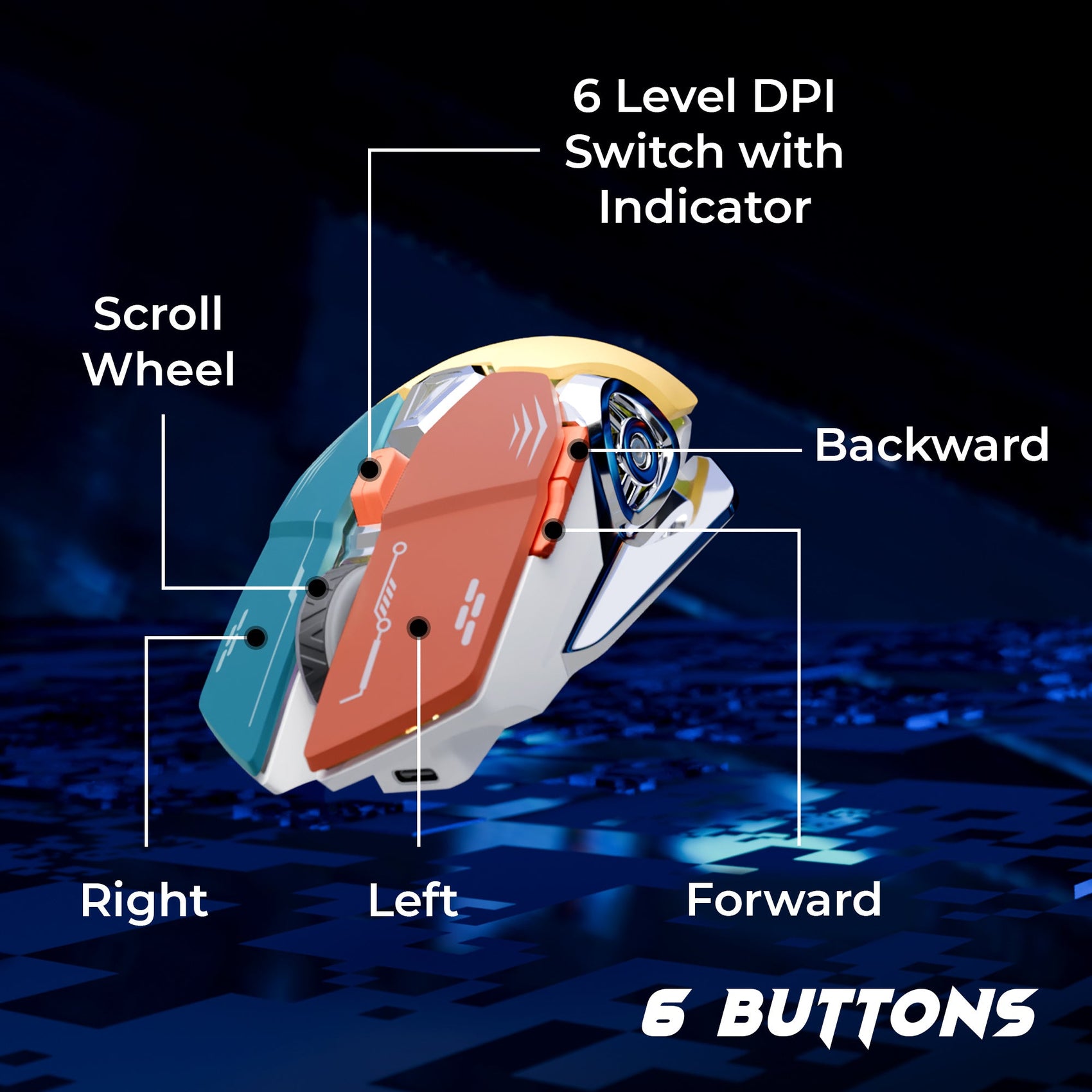 Zebronics Transformer M Plus Premium Gaming Mouse