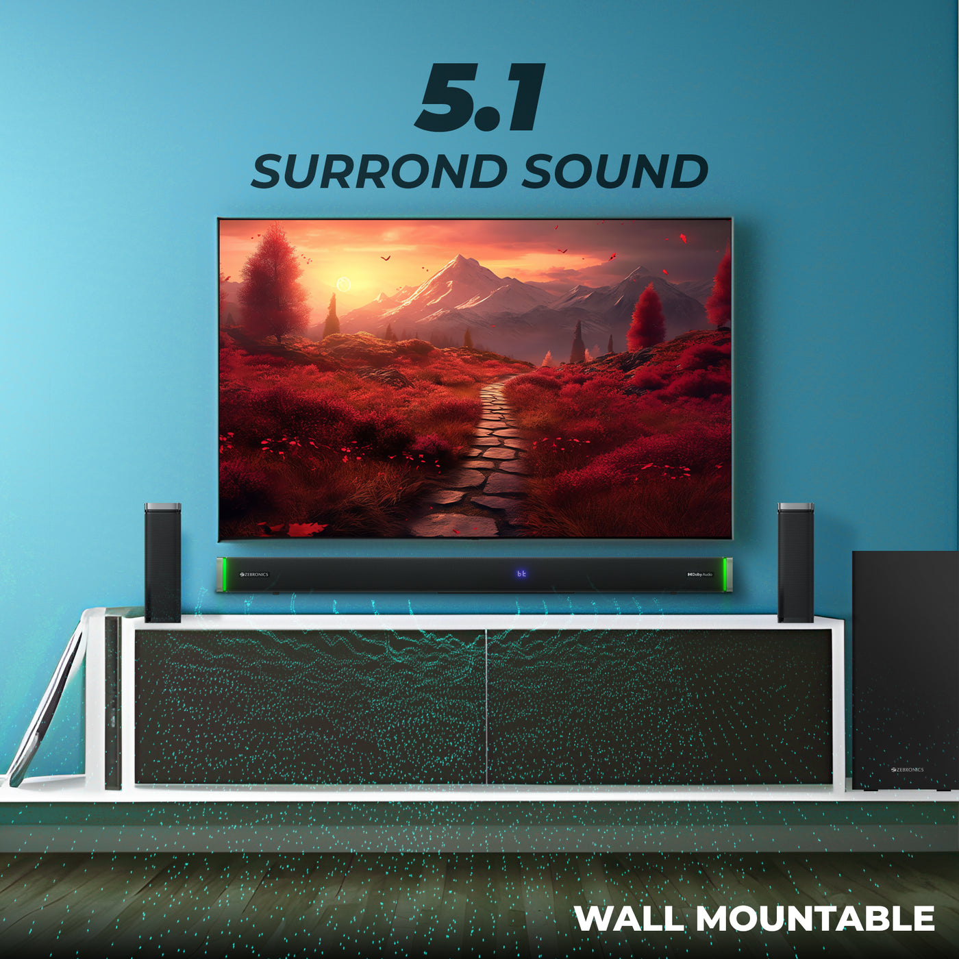 Zebronics Juke Bar 9530 WS - 5.1 Dolby Soundbar