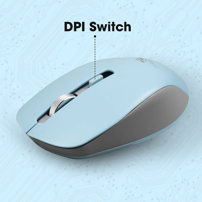 Zebronics Jaguar - Wireless Mouse 2.4 GHz Nano Receiver