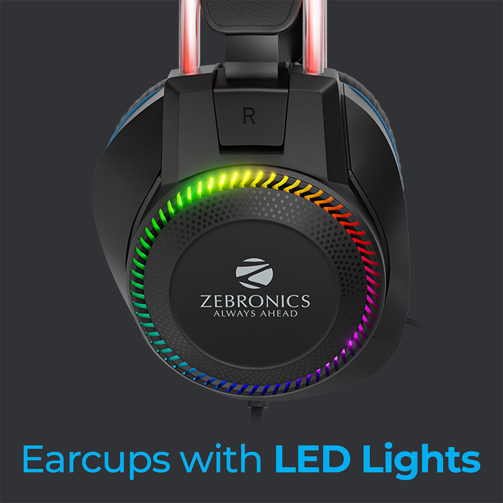 Zebronics Jet Pro - Wired Gaming Headphone with Mic