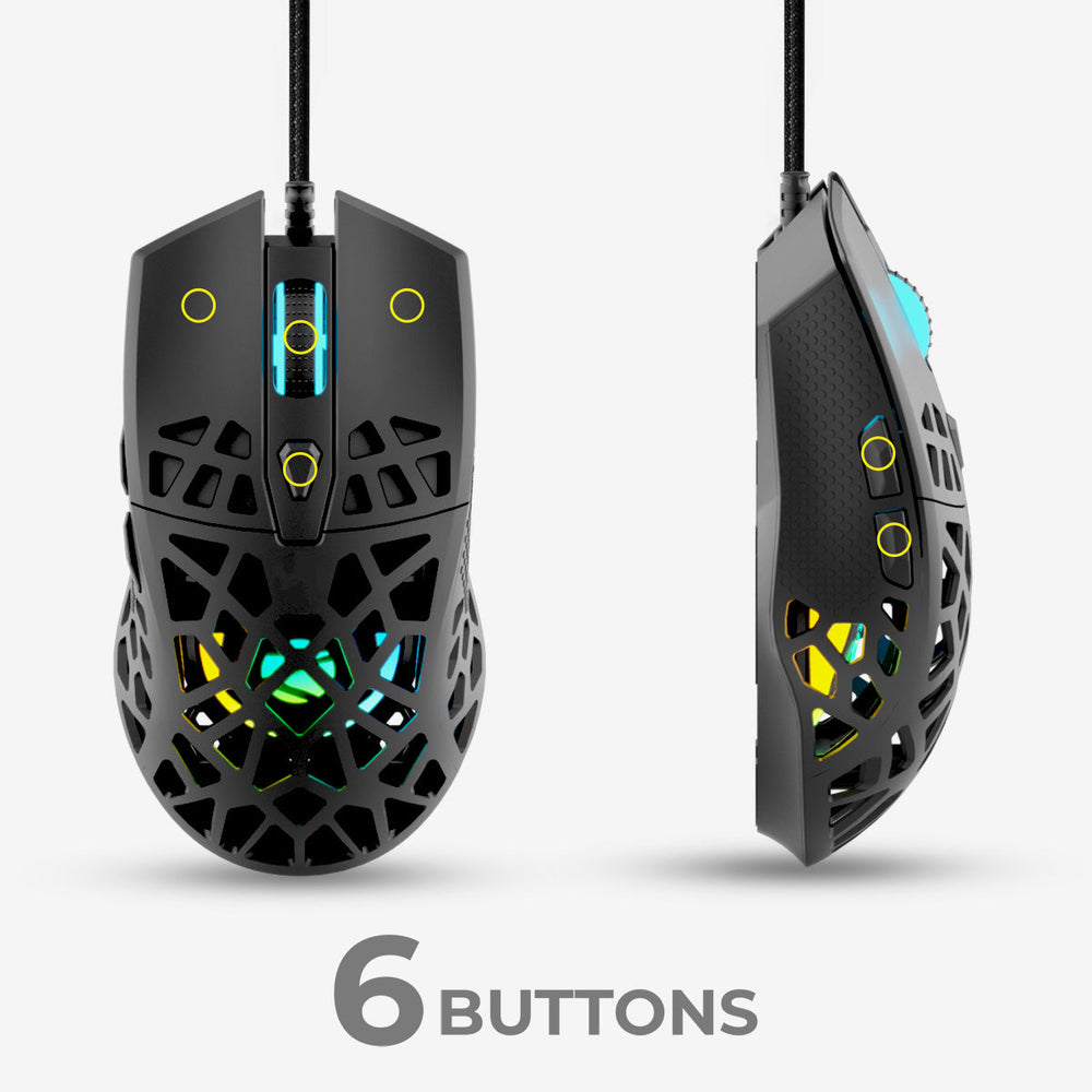 Zebronics Phobos Pro - 70g Wired Gaming Mouse
