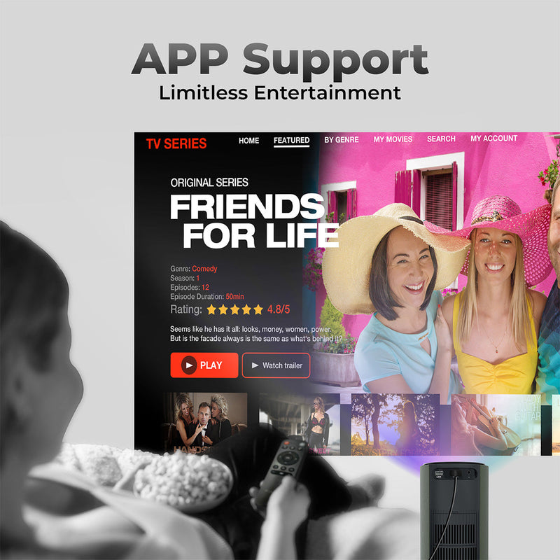 Zeb-PixaPlay 22 - Smart Vertical LED Projector